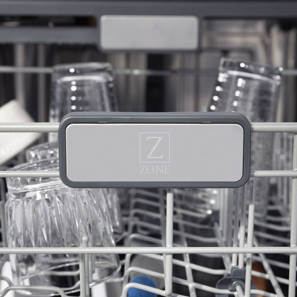 ZLINE 24 in. Monument Series 3rd Rack Top Touch Control Dishwasher wit ...